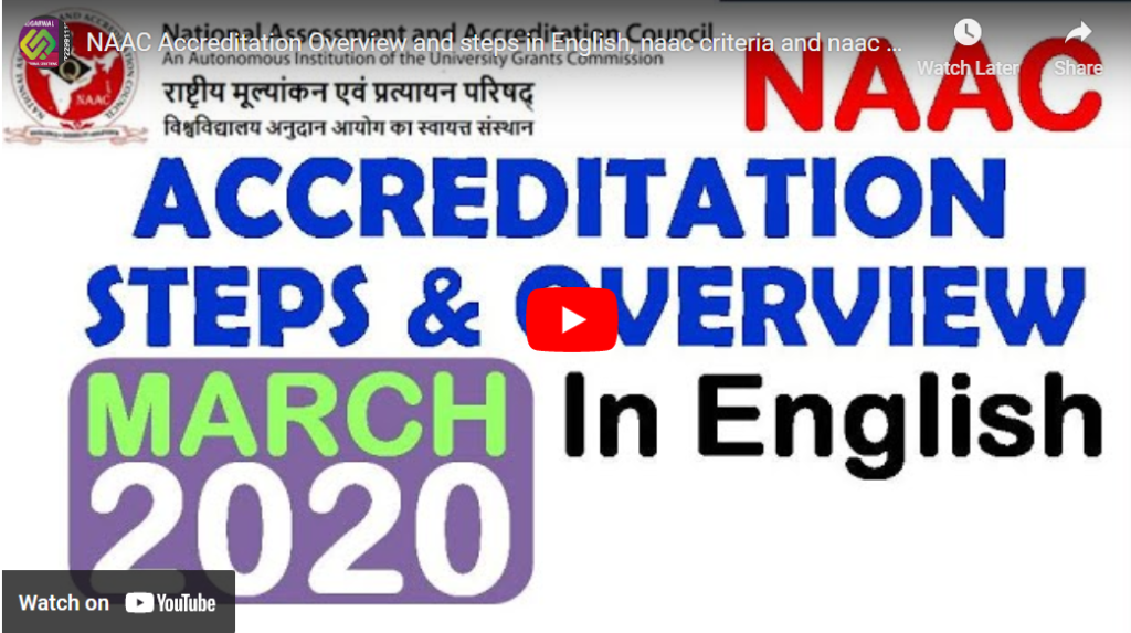 NAAC accreditation overview. - Educast